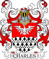Charles Family Crest, Coat of Arms and Name History