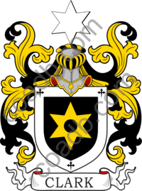 Clark Family Crest, Coat of Arms and Name History