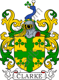 Clark Family Crest, Coat of Arms and Name History
