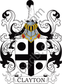 Clayton Family Crest, Coat of Arms and Name History