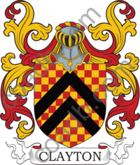 Clayton Family Crest, Coat of Arms and Name History