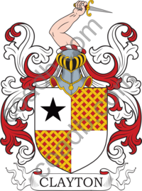 Clayton Family Crest, Coat of Arms and Name History