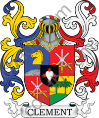 Clement Family Crest, Coat of Arms and Name History