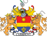 Clement Family Crest, Coat of Arms and Name History