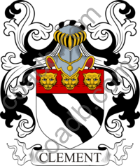 Clement Family Crest, Coat of Arms and Name History