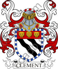 Clement Family Crest, Coat of Arms and Name History