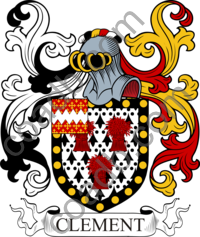 Clement Family Crest, Coat of Arms and Name History
