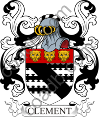 Clement Family Crest, Coat of Arms and Name History