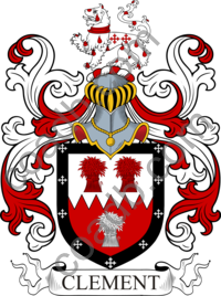Clement Family Crest, Coat of Arms and Name History