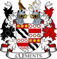 Clement Family Crest, Coat of Arms and Name History