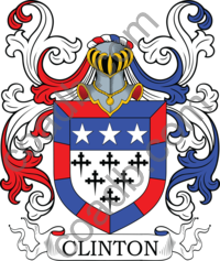 Clinton Family Crest, Coat of Arms and Name History