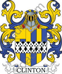 Clinton Family Crest, Coat of Arms and Name History