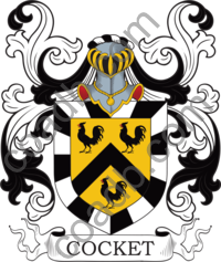 Cockett Family Crest, Coat of Arms and Name History