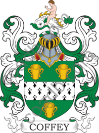 Coffey Family Crest, Coat of Arms and Name History