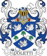Coletti Family Crest, Coat of Arms and Name History