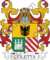 Coletti Family Crest, Coat of Arms and Name History