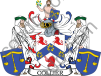 Collier Family Crest, Coat of Arms and Name History
