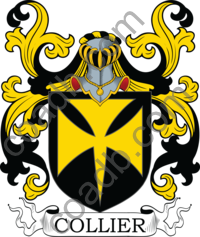 Collier Family Crest, Coat of Arms and Name History