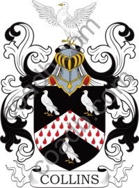 Collins Family Crest, Coat of Arms and Name History