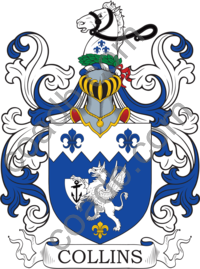 Collins Family Crest, Coat of Arms and Name History