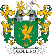 Collins Family Crest, Coat of Arms and Name History