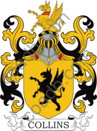 Collins Family Crest, Coat of Arms and Name History