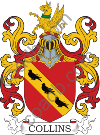 Collins Family Crest, Coat of Arms and Name History