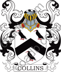 Collins Family Crest, Coat of Arms and Name History