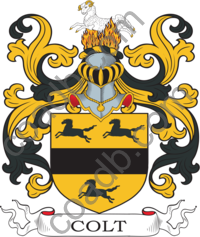 Colt Family Crest, Coat of Arms and Name History