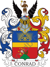 Conrad Family Crest, Coat of Arms and Name History