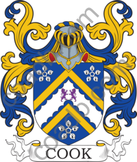 Cook Family Crest, Coat of Arms and Name History