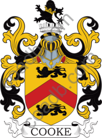 Cook Family Crest, Coat of Arms and Name History
