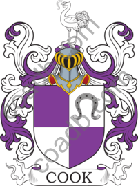 Cook Family Crest, Coat of Arms and Name History