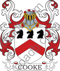 Cook Family Crest, Coat of Arms and Name History