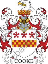 Cook Family Crest, Coat of Arms and Name History