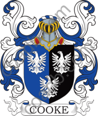 Cook Family Crest, Coat of Arms and Name History
