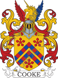 Cook Family Crest, Coat of Arms and Name History