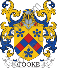 Cook Family Crest, Coat of Arms and Name History