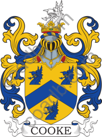 Cook Family Crest, Coat of Arms and Name History