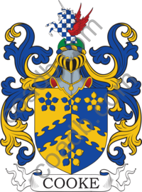 Cook Family Crest, Coat of Arms and Name History