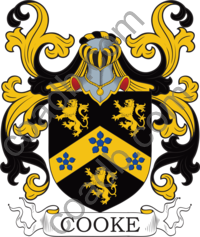 Cook Family Crest, Coat of Arms and Name History