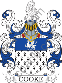 Cook Family Crest, Coat of Arms and Name History