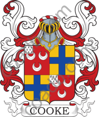 Cook Family Crest, Coat of Arms and Name History