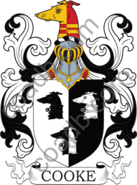Cook Family Crest, Coat of Arms and Name History