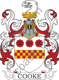 Cook Family Crest, Coat of Arms and Name History