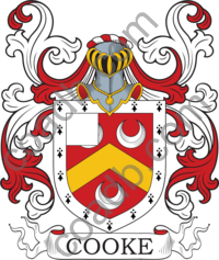 Cook Family Crest, Coat of Arms and Name History
