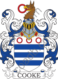 Cook Family Crest, Coat of Arms and Name History