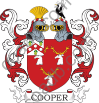 Cooper Family Crest, Coat of Arms and Name History