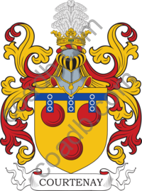 Courtney Family Crest, Coat of Arms and Name History