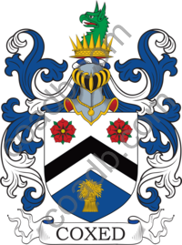 Coxed Family Crest, Coat of Arms and Name History